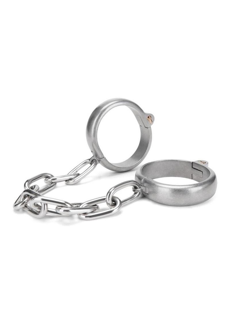 Prowler Red Heavy Duty Metal Handcuffs - Stainless – shopromantix